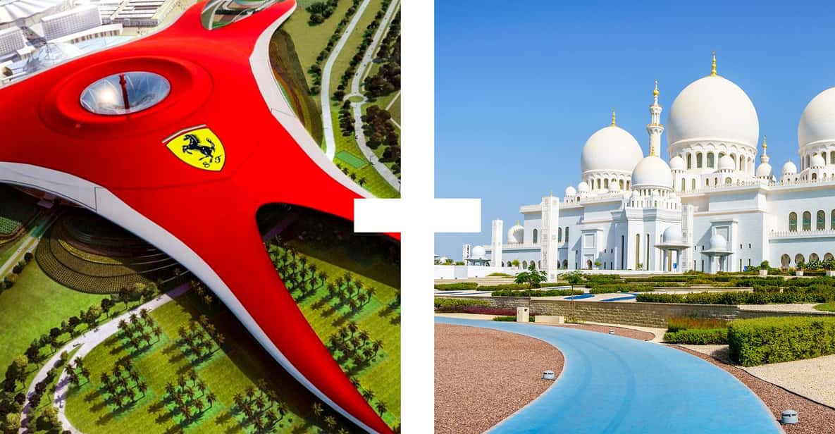 From Dubai: Abu Dhabi Mosque and Ferrari World Tour | GetYourGuide