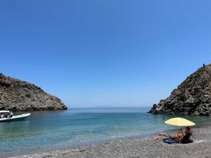 Chania terület: Menies Beach & Chironisia Bay: Hajókirándulás a Menies ...