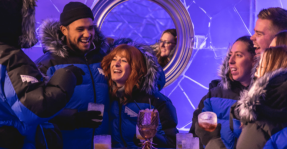 Queenstown: Ice Bar Entry with Warm Winter Gear and Drink | GetYourGuide