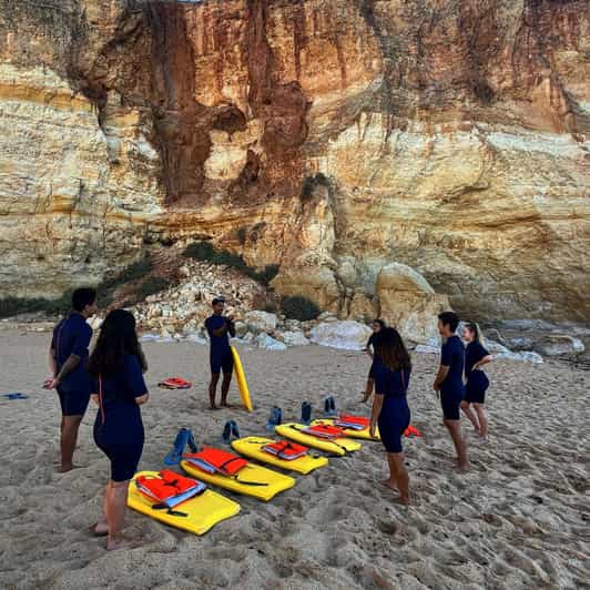 Faro: Benagil Cave Bodyboard Tour with Beach & Trail Visit | GetYourGuide