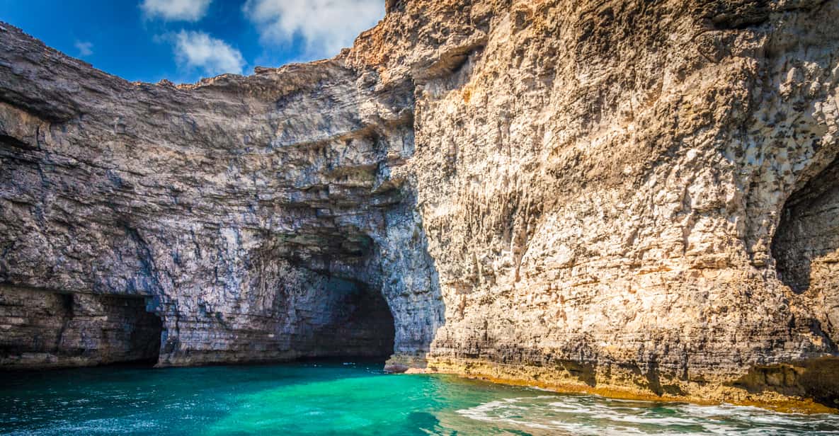 Comino: Santa Maria Caves Scenic Cruise and Blue Lagoon Stop | GetYourGuide