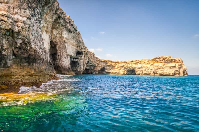 Comino: Santa Maria Caves Scenic Cruise and Blue Lagoon Stop | GetYourGuide