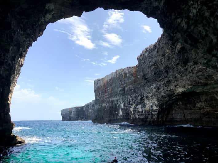 Comino: Santa Maria Caves Scenic Cruise and Blue Lagoon Stop | GetYourGuide