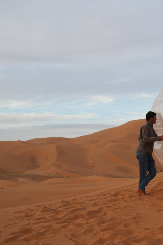 Aventura extrema con Harness Zorbing en las dunas de Merzouga ...