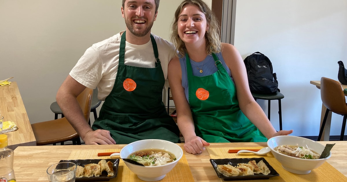Osaka: Ramen and Gyoza Cooking Class in Dotonbori | GetYourGuide
