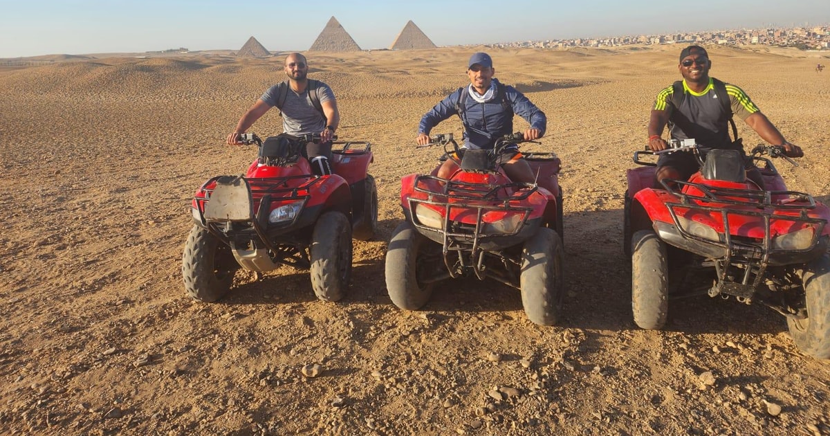 From Giza: Pyramids, Sphinx and Quad Bike Private Tour | GetYourGuide