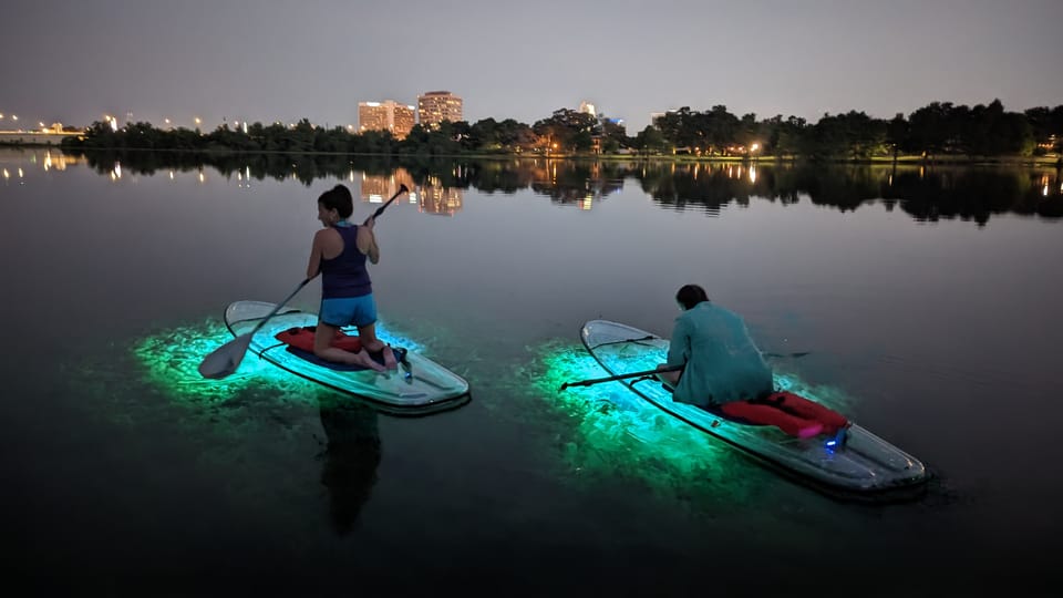 Orlando: LED Night Glow Clear Kajak of Paddleboard Tour | GetYourGuide