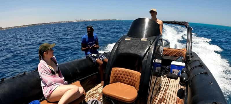 Hurghada: speedboot, snorkelen en barbecue op de Giftun-eilanden ...
