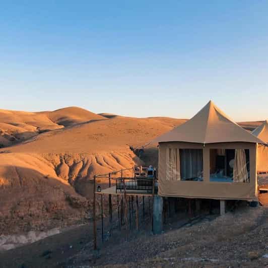 Dinner in Agafay Desert at Berber Camp with Sunset & star's | GetYourGuide