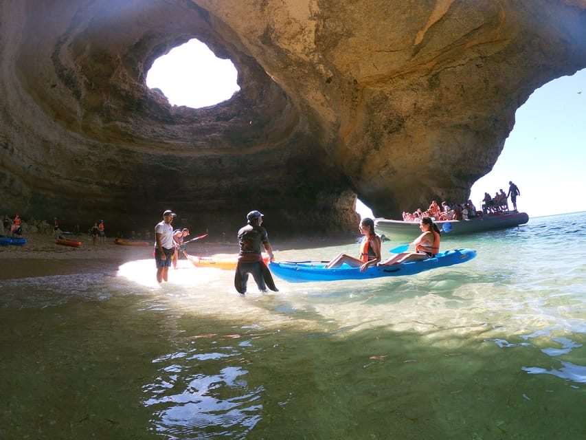 From Benagil Beach: Benagil Cave Guided Kayaking Tour | GetYourGuide