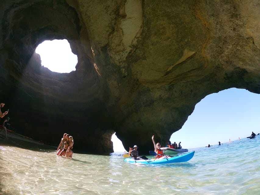From Benagil Beach: Benagil Cave Guided Kayaking Tour | GetYourGuide