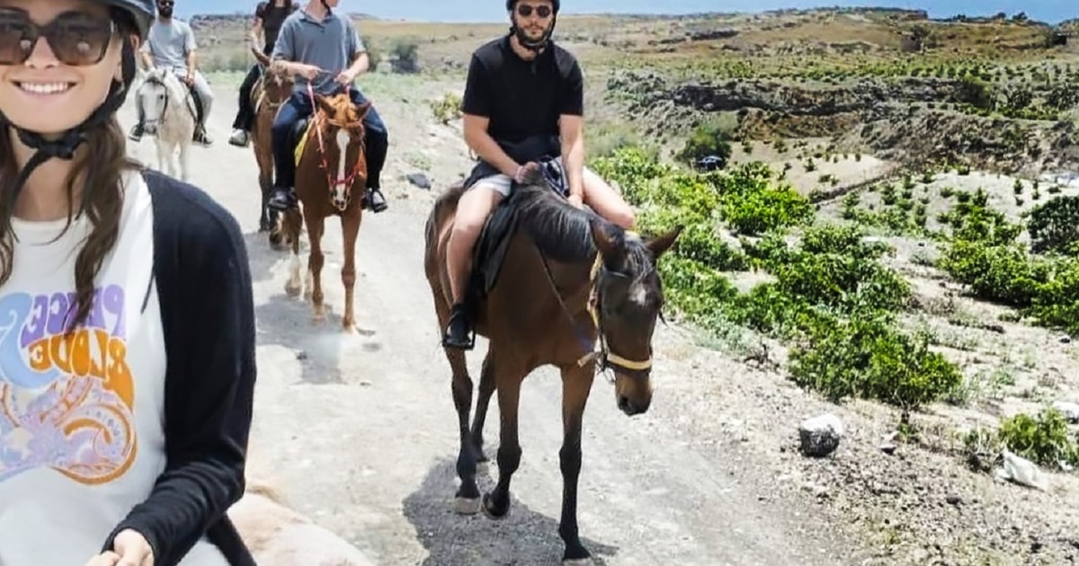 Akrotiri: Guided Horseback Riding Day Trip to a Beach | GetYourGuide