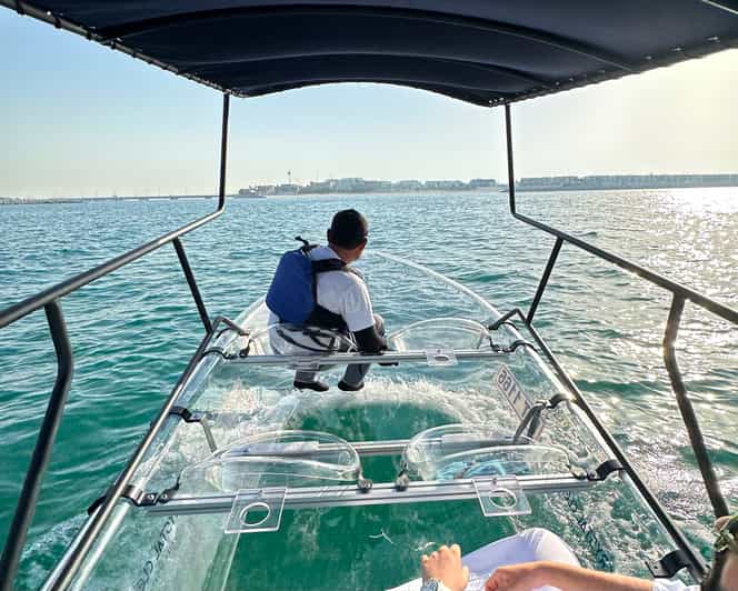 Dubai: Crystal Clear Boat Ride with Burj Khalifa View | GetYourGuide