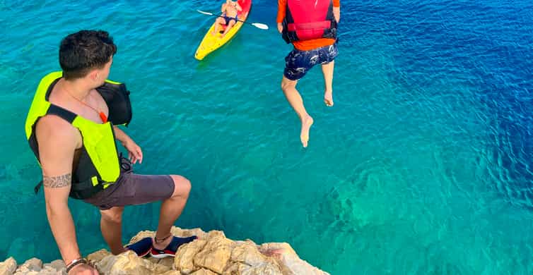 Jávea: Cala Tango and San Antonio Nature Reserve Kayak Tour | GetYourGuide