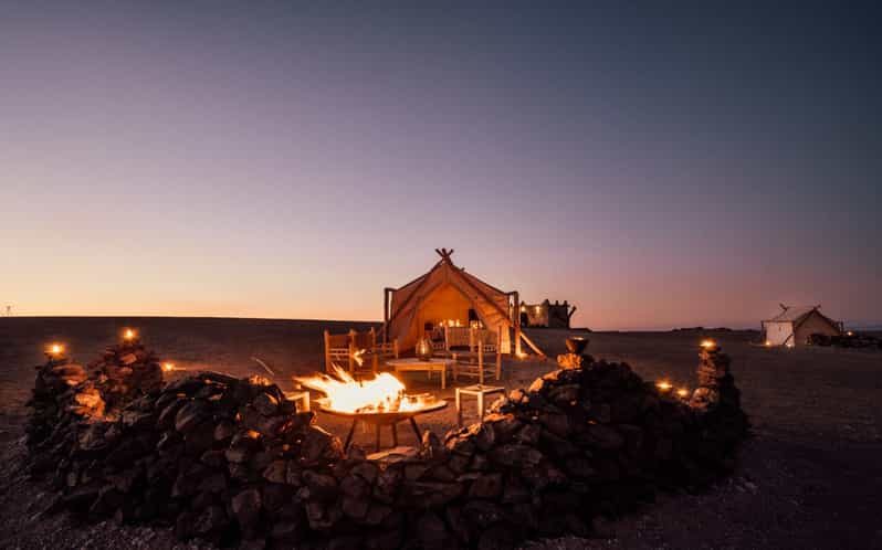 Marrakech: Agafay Desert Dinner, Camel Ride, and Music Show | GetYourGuide