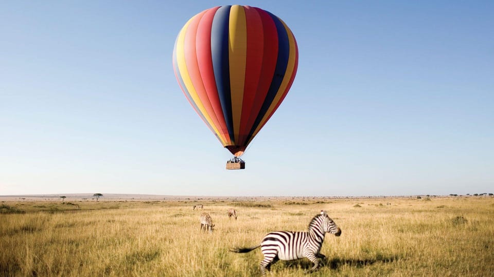 Hot Air Balloon Safari Maasai Mara with Champagne Breakfast | GetYourGuide