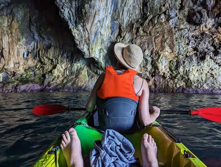 Kayak Tour on the Amalfi Coast to Pandora Cave with Aperitif | GetYourGuide