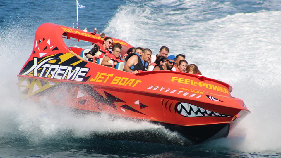 Hersonissos: Jet Boat Tour with Snorkeling | GetYourGuide