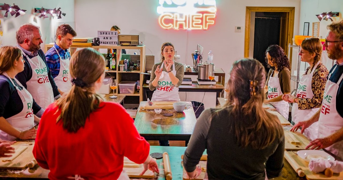 Spritz and Spaghetti Traditional Cooking Class in Rome | GetYourGuide