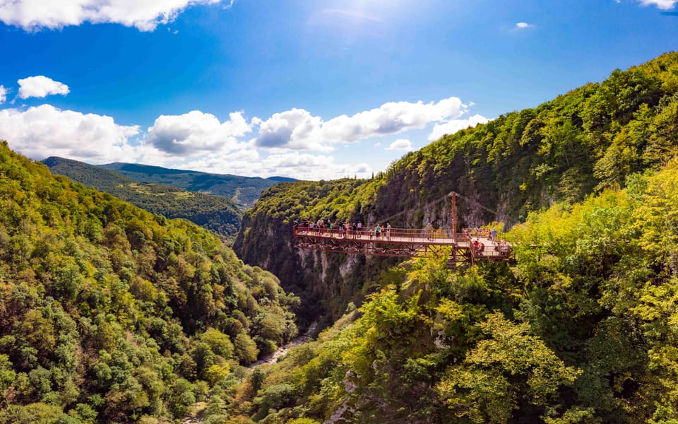 Martvili Canyon and Okatse Canyon private tour: from Tbilisi | GetYourGuide
