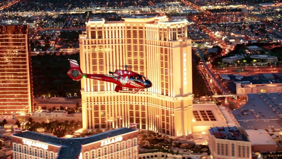 Las Vegas Helicopter Tour-Strip Night Flight with Transfer | GetYourGuide