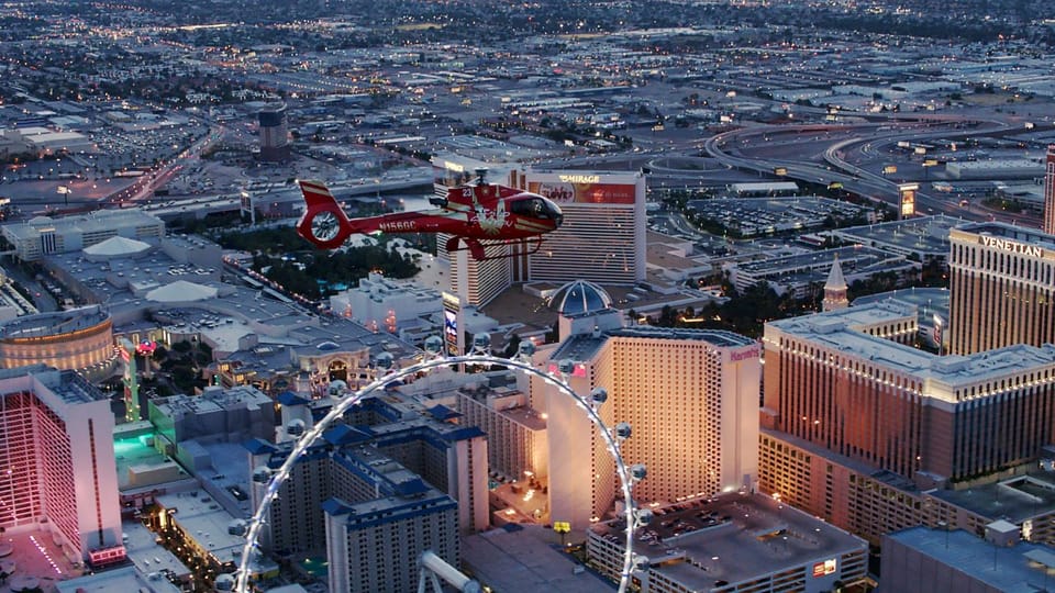 Las Vegas Helicopter Tour-Strip Night Flight with Transfer | GetYourGuide