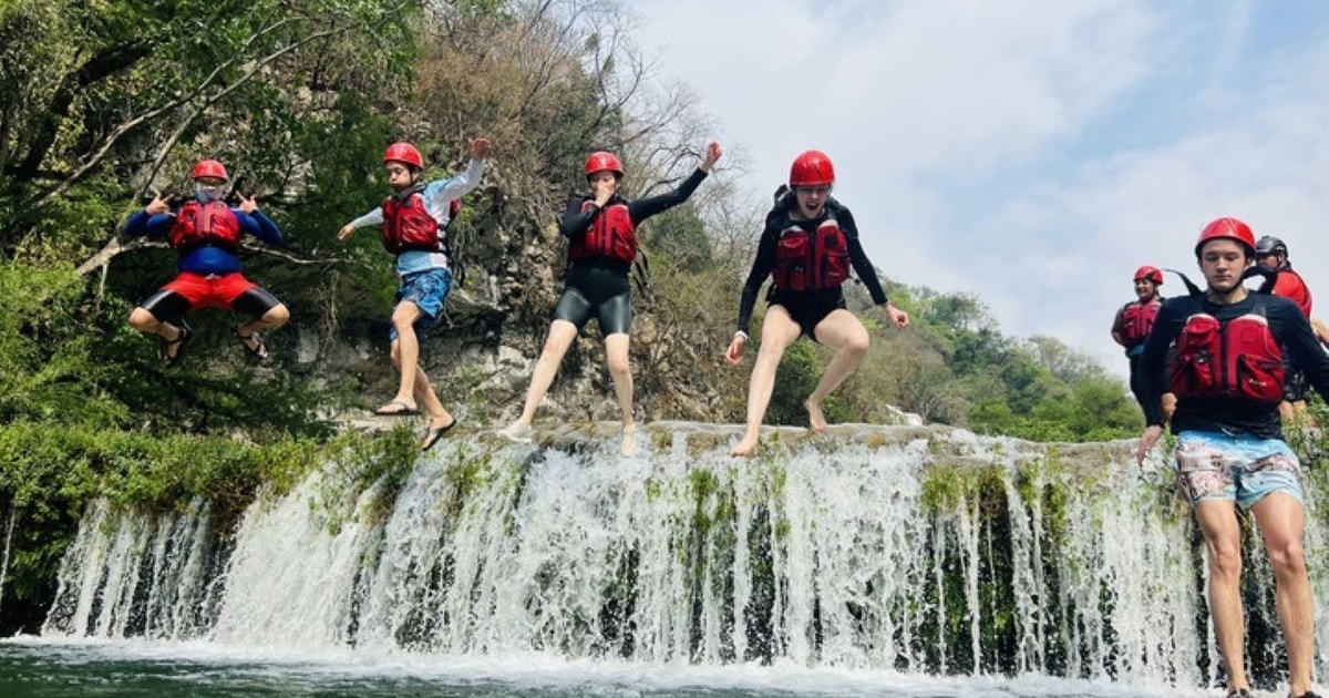 From Ciudad Valles: Waterfall Jumping on the Micos River | GetYourGuide