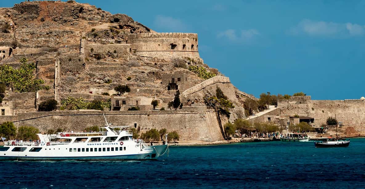 Heraklion Spinalonga Agios Nikol. Elounda all inn Boat + BBQ | GetYourGuide