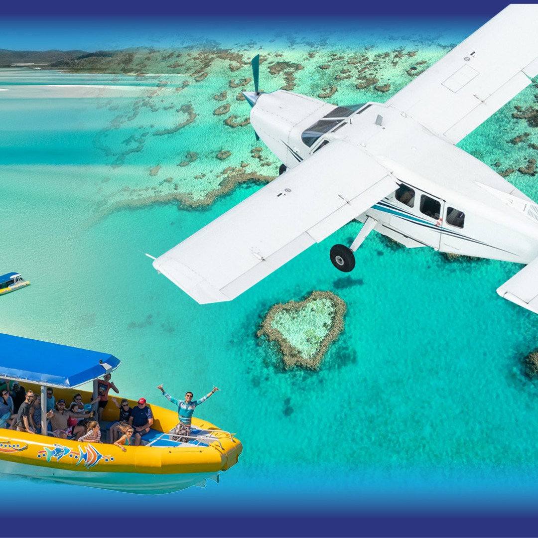 Airlie Beach: Fly Raft Package w Scenic Flight & Snorkeling | GetYourGuide