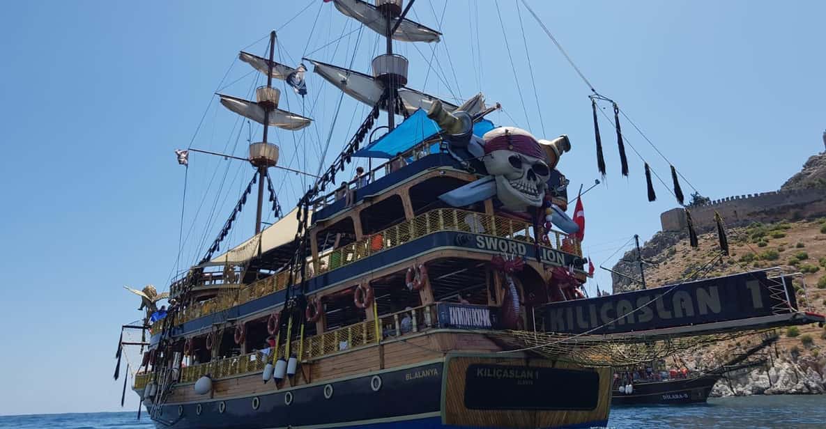 Alanya: Pirate Boat Tour w/ BBQ & Foam Party | GetYourGuide