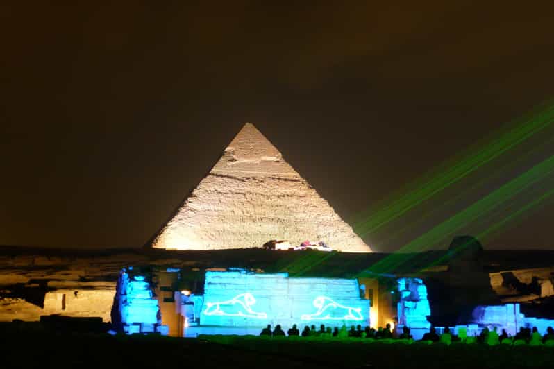 Giza: Sound & Light Show at Pyramids with Dinner | GetYourGuide