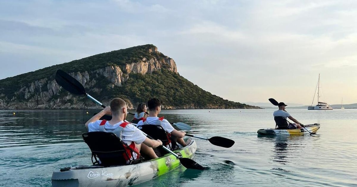 Excursion en kayak à Cala Moresca - Apéritif et observation des ...