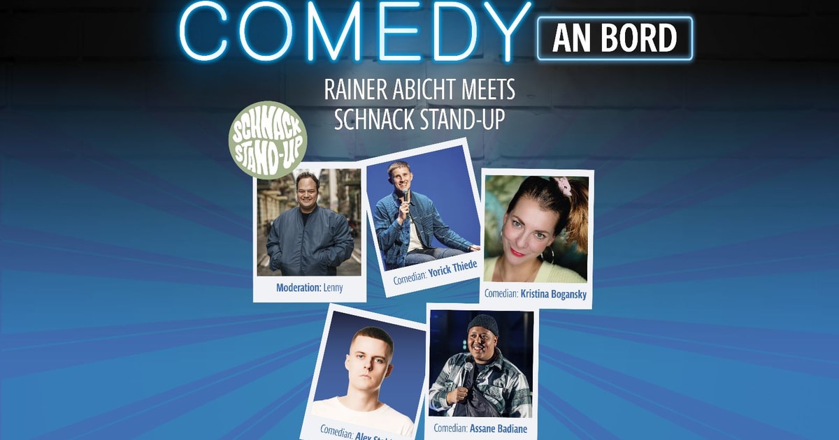 Comedy on Bord mit Rainer Abicht & Schnack Stand-Up | GetYourGuide
