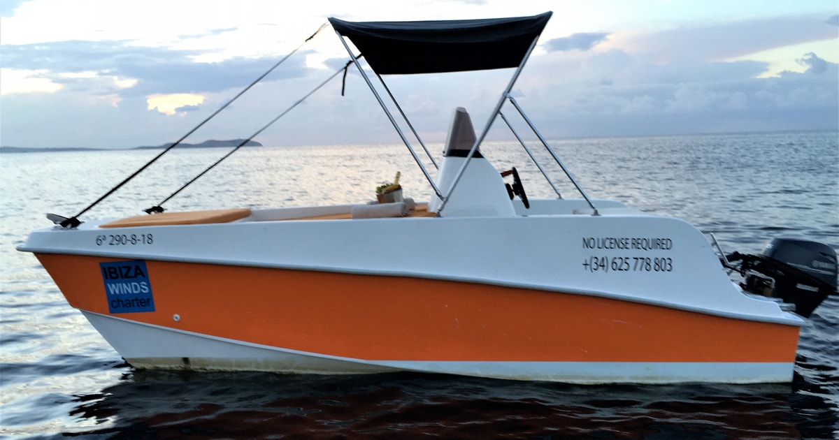 Ibiza: Discover the best coves in a boat driven by yourself | GetYourGuide