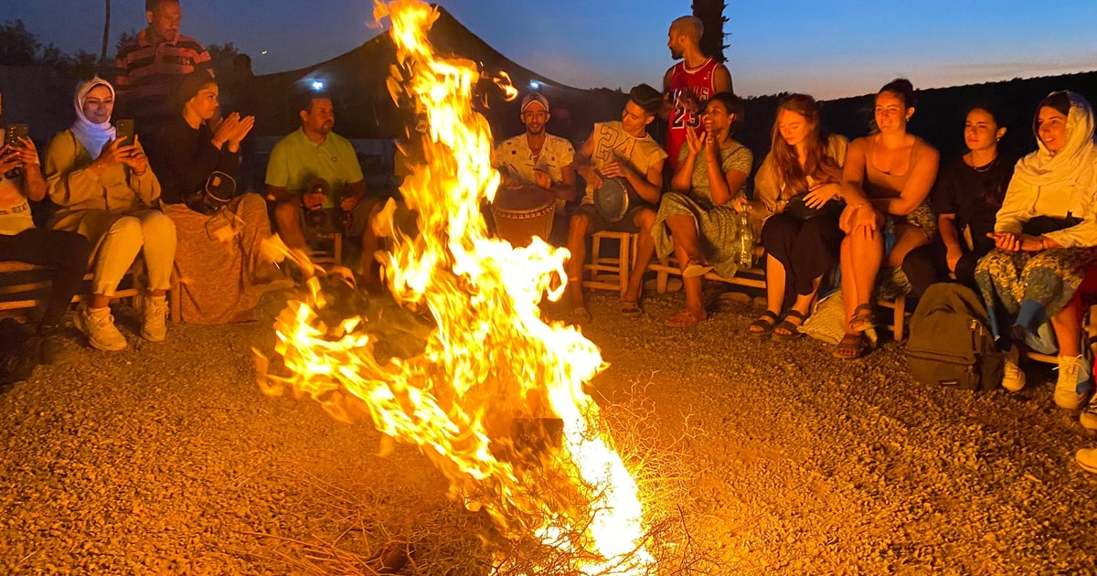 Marrakesh: Agafay Desert Tour with Camel Ride, Dinner & Show | GetYourGuide