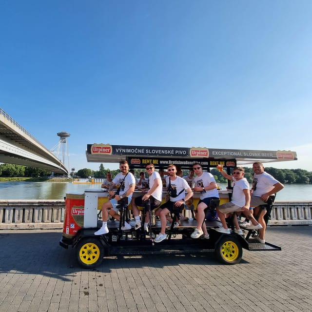 Bratislava: Ultimate Private Beer Bike tour | GetYourGuide