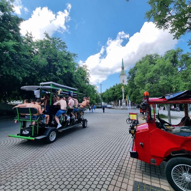 Bratislava: Ultimate Private Beer Bike tour | GetYourGuide