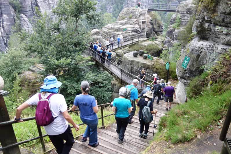 Prague - Saxon Switzerland: Bastei Bridge & Tisa Rocks Tour | GetYourGuide