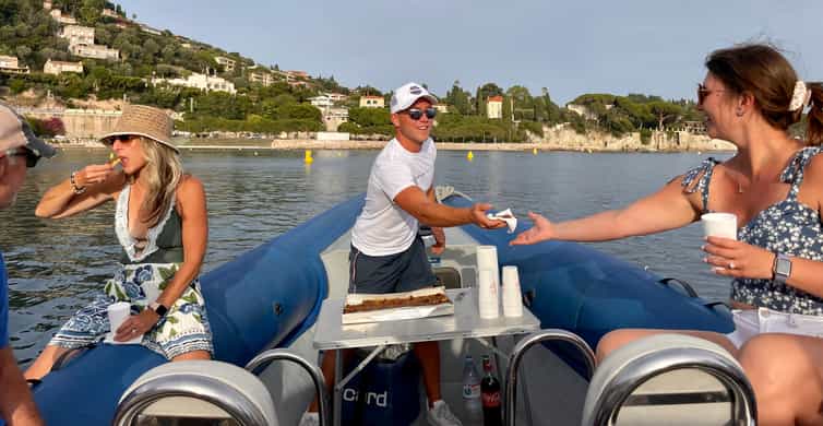 Nice: Sunset Saint Jean Cap Ferrat Boat Tour with Wine | GetYourGuide