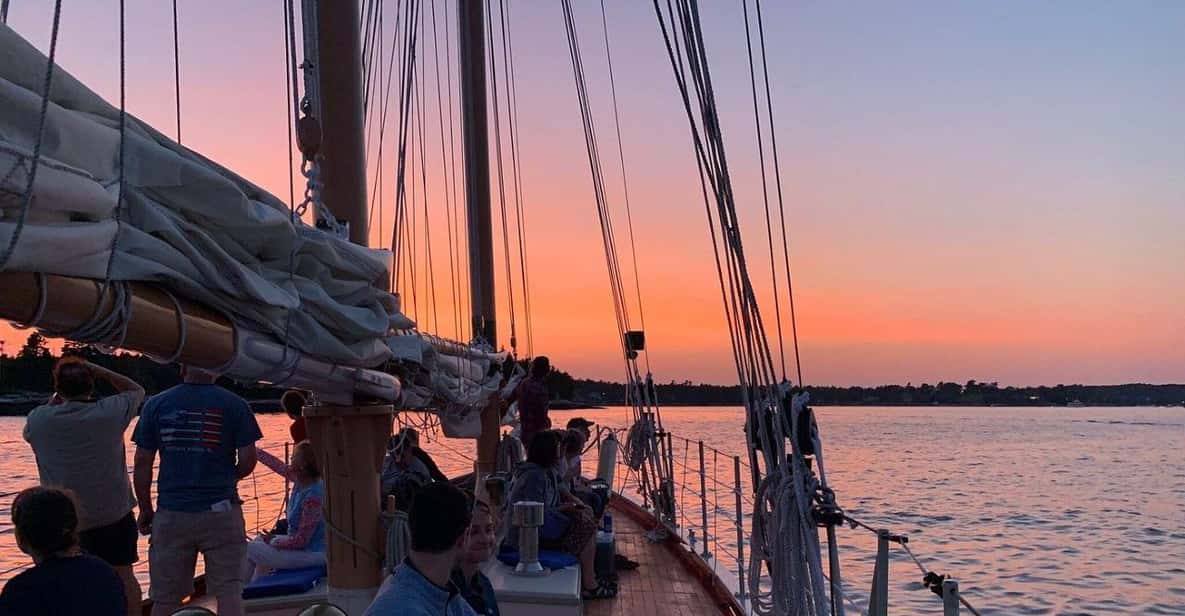 Boothbay Harbor: Schooner Apple Jack Sunset Sailing Cruise | GetYourGuide
