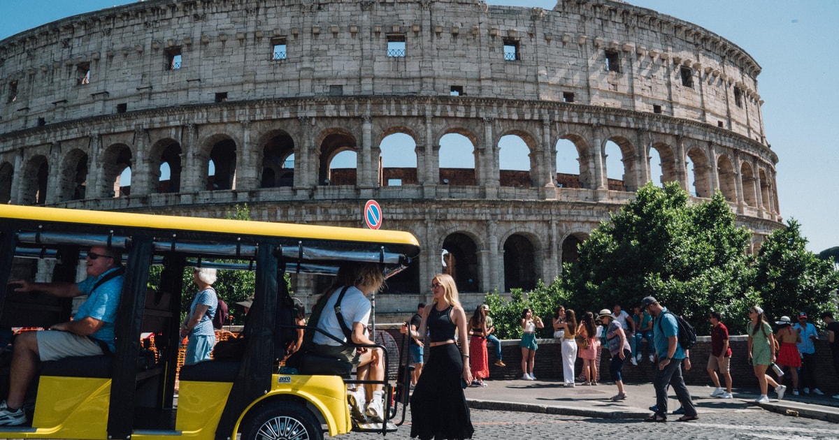 Rom: City Highlights Tour mit dem elektrischen Golfwagen | GetYourGuide