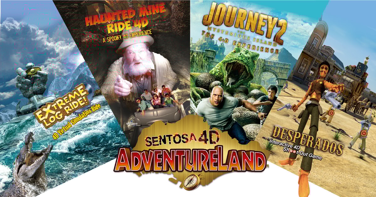 Singapore: Sentosa 4D AdventureLand Entry Ticket | GetYourGuide