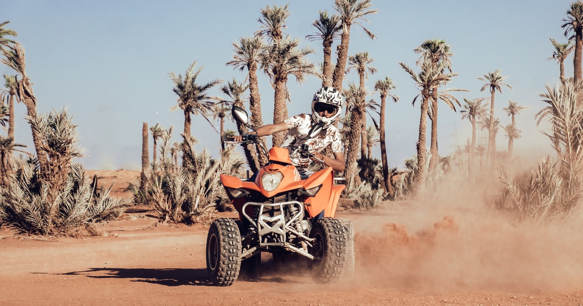 Marrakech: Tour del deserto e del palmeto in quad con tè | GetYourGuide