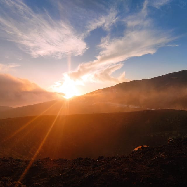 Etna excursions at sunset ancient craters and lava flows | GetYourGuide