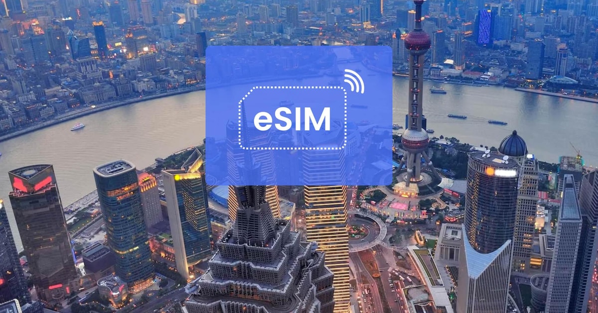 Шангај: Кина (са ВПН) или Азија еСИМ роминг мобилних података | GetYourGuide
