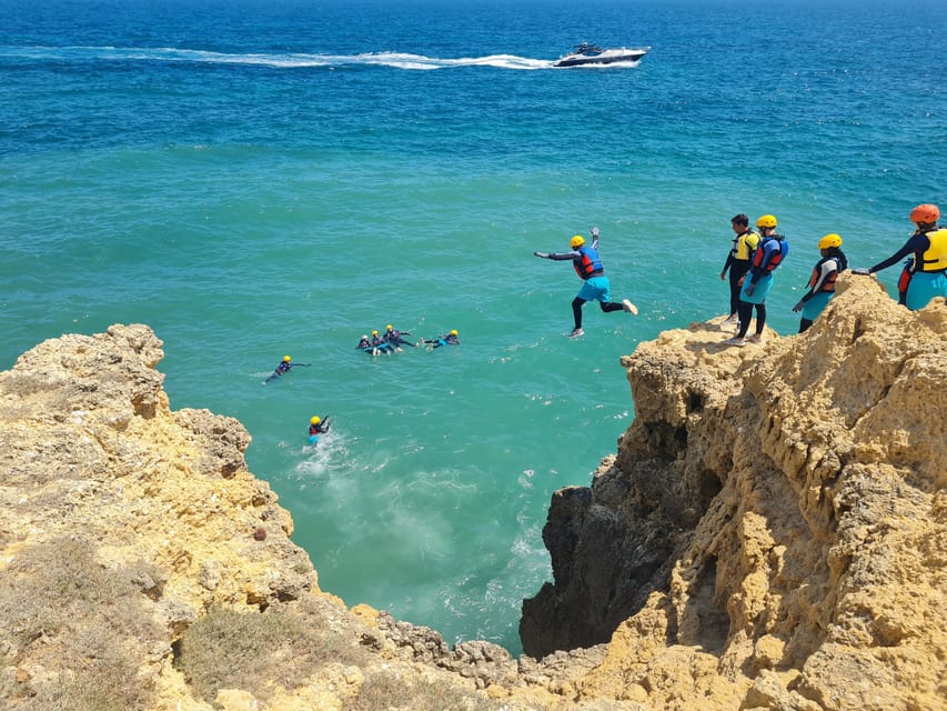 Albufeira: Guided Coasteering Tour with Cliff Jumping | GetYourGuide