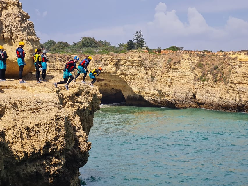 Albufeira: Guided Coasteering Tour with Cliff Jumping | GetYourGuide