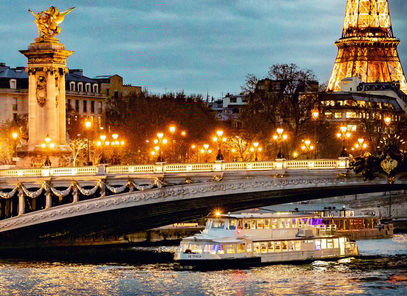🛳️ Paris: Seine River Dinner Cruise from Eiffel Tower No booking fee | Paris River Cruises ...