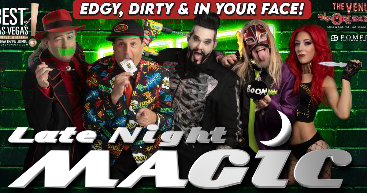 Las Vegas: Late Night Magic Show for Adults | GetYourGuide