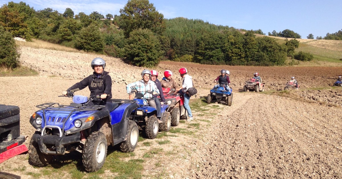 Guided quad tour with aperitif in the wood | GetYourGuide